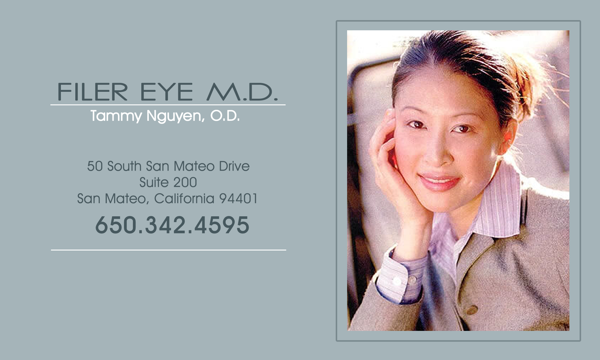 Eye Doctor Menlo Park | Tammy Nguyen, O.D.